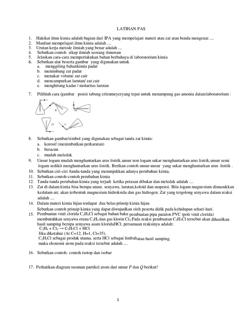 Latihan Soal PSAS | PDF