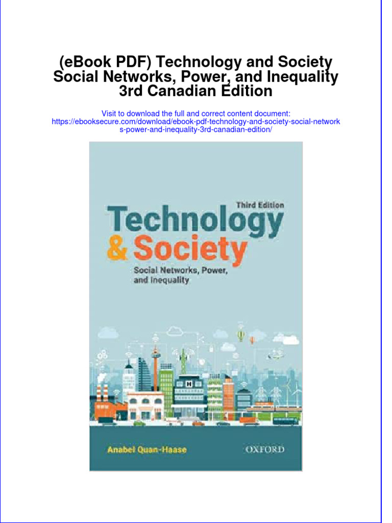 Ebook PDF Technology and Society Social Networks Power and Inequality ...