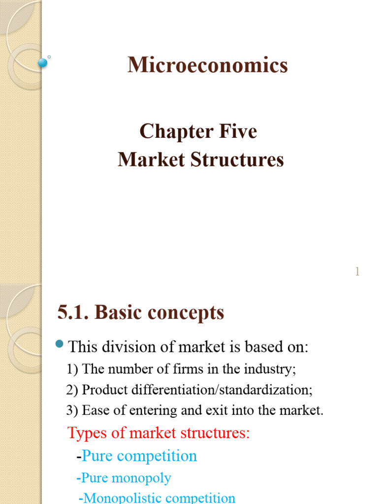 ChapFive PPT Micro (4ch) | PDF | Monopoly | Profit (Economics)