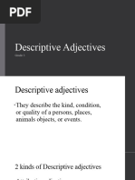 Adjectives Worksheet for Grade 3 | PDF | Adjective | Noun