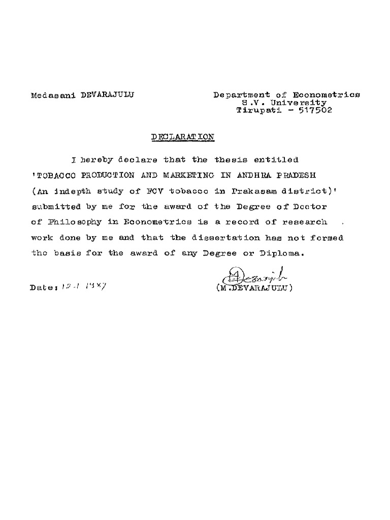 03 Declaration | PDF