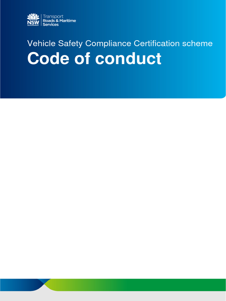 Vsccs Code of Conduct | PDF