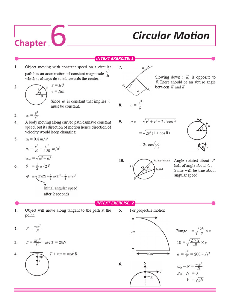6 Circular Motion S | PDF | Acceleration | Spacetime
