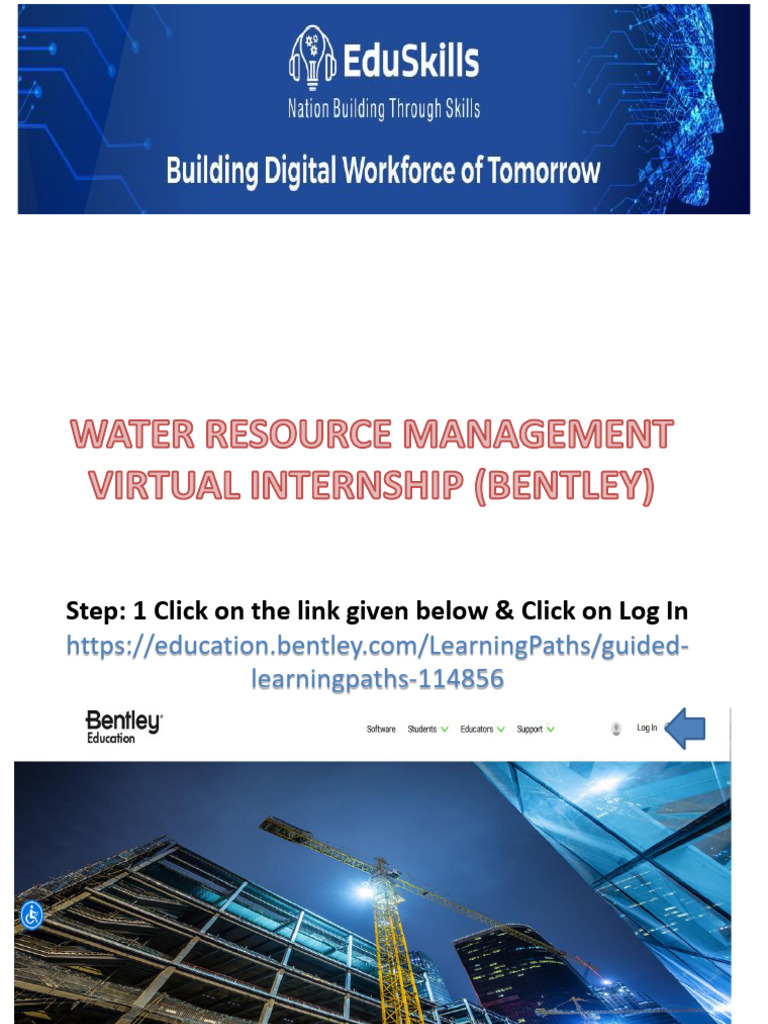 Water Resource Management Virtual Internship Bentley Pdf
