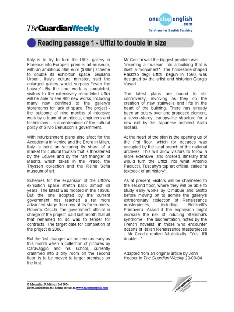 Ielts Reading | PDF