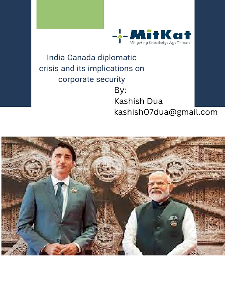 India Canada Diplomatic Crisis | PDF | Computer Security | Security
