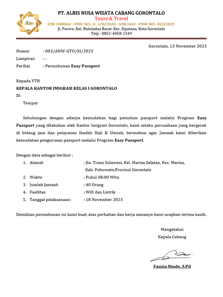 Permohonan Eazy Passport | PDF