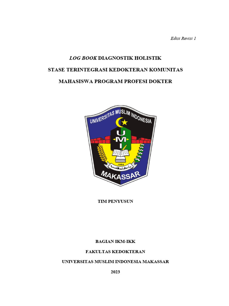 LOGBOOK INTEGRASI KEKOM MPPD FK UMI Salinan | PDF
