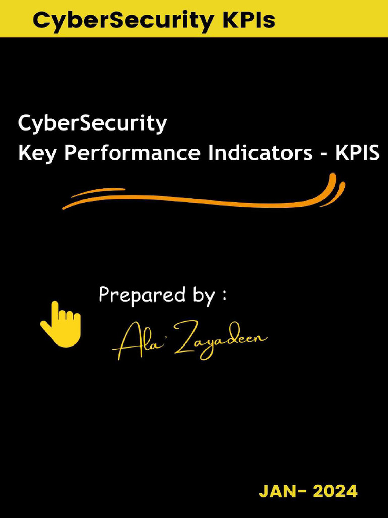 Cyber Security Kpi en | PDF