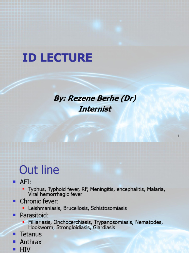 All Infection Disease | PDF | Malaria | Leishmania