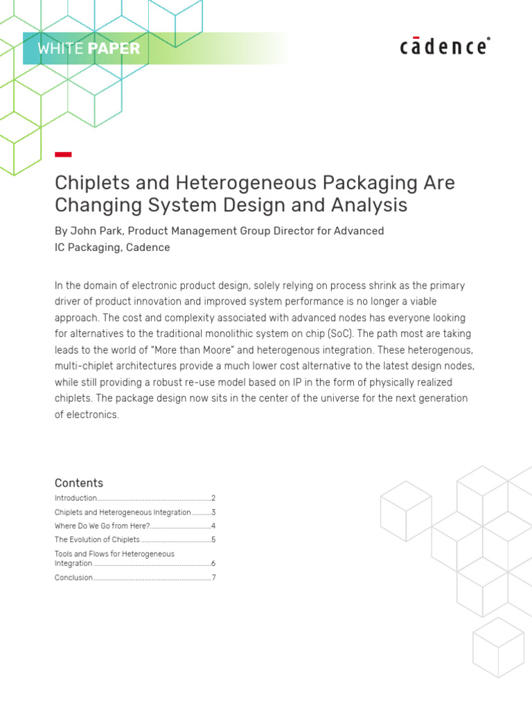 Chiplets and Heterogeneous Packaging Are Changing System Design and ...