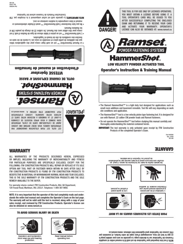 HammerShot Manual | PDF