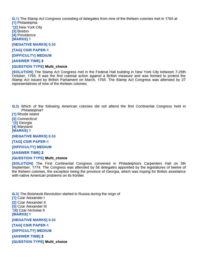 Csir Paper-1 Mock 2 | PDF | Mahatma Gandhi | Government