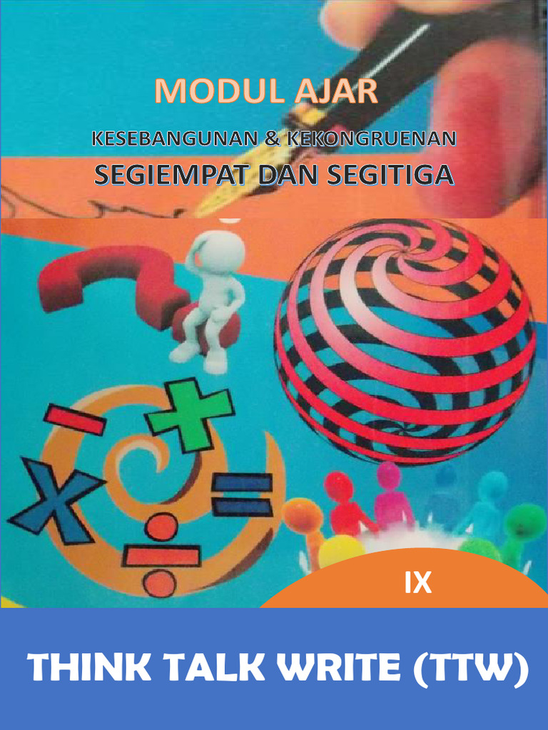 Modul Ajar Matematika - Kesebangunan Dan Kekongruenan Segiempat Dan Segitiga - Fase D | PDF