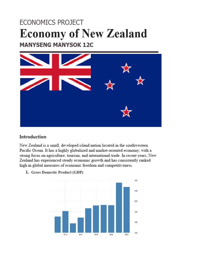 Economics Project | PDF | New Zealand | Gross Domestic Product