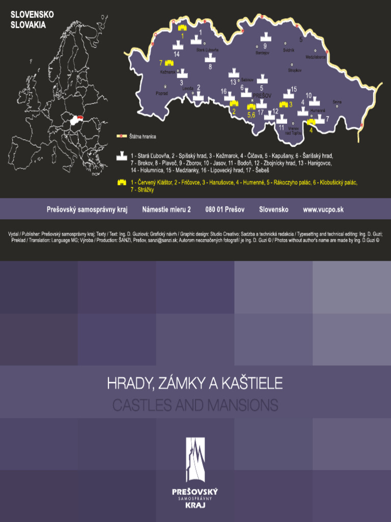Hrady Zamky Kastiel PSK | PDF