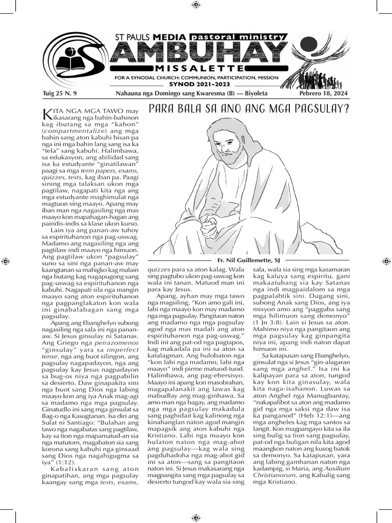 H20240218 1ST Lent B | PDF