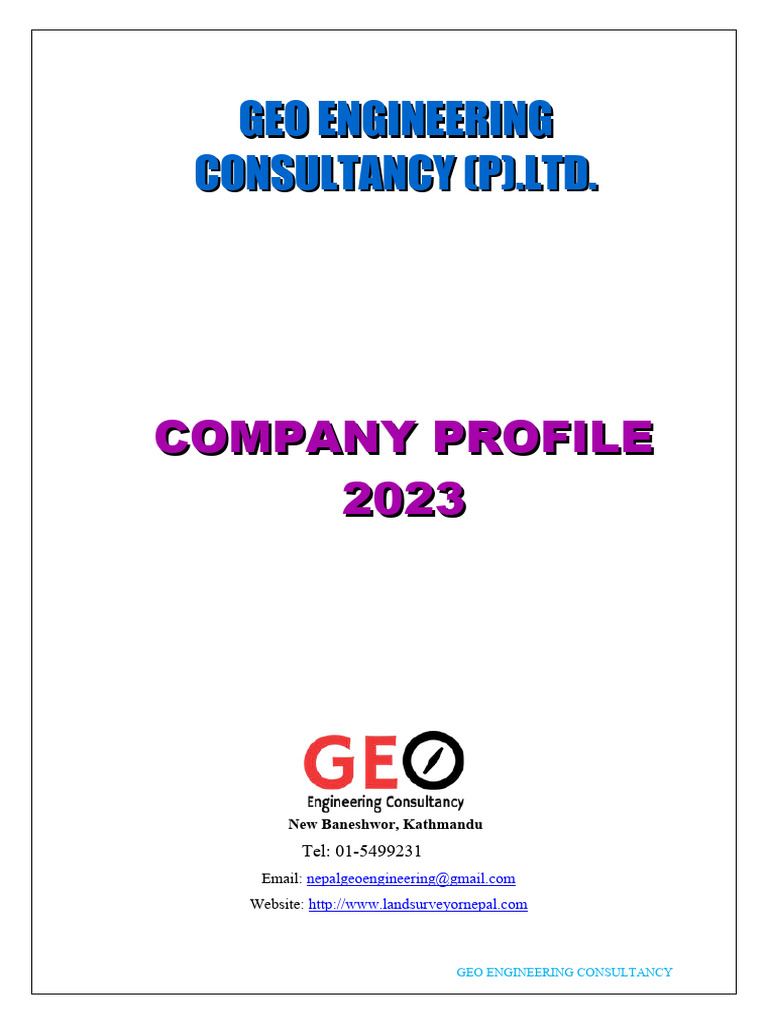 Geo PROFILE - 2021 | PDF | Engineering | Master Of Science