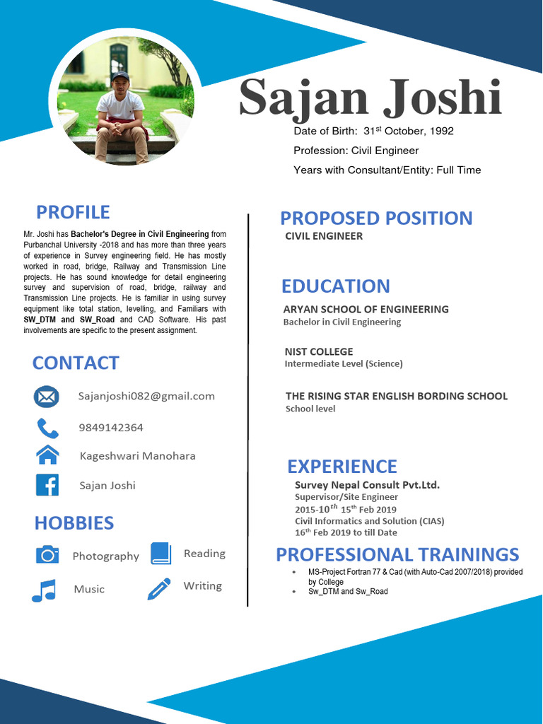 Sajan Joshi CV | PDF
