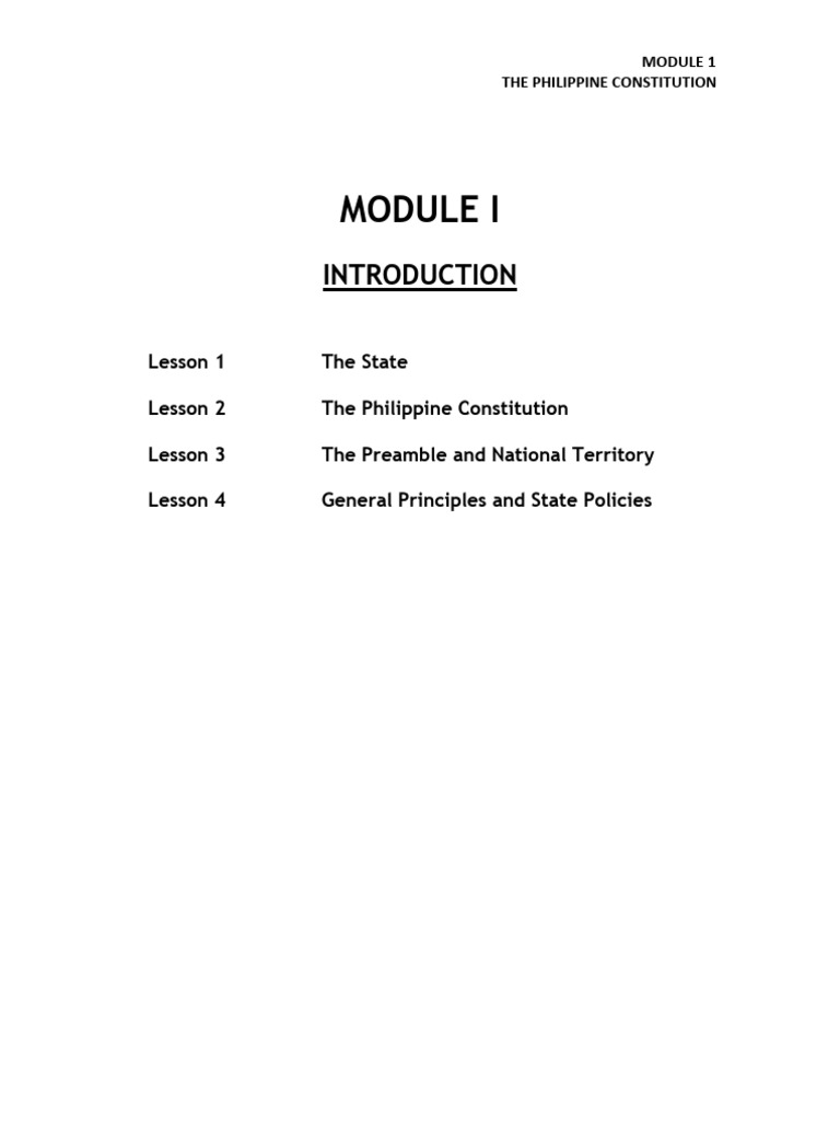 Module 1 | PDF | Initiative | Constitutional Amendment