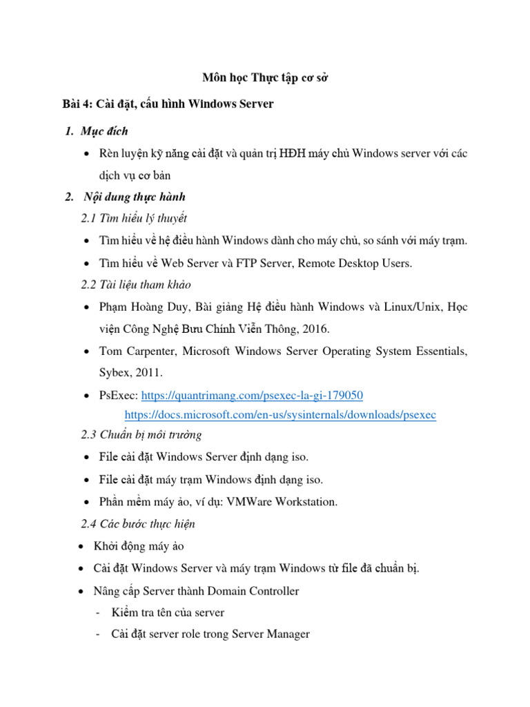 ATTT.2022.Thuc Tap Co So - Bai Thuc Hanh 4 | PDF