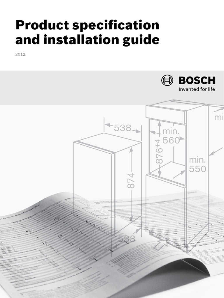 BOSCH Installation - Guide - 2nd - Edition | PDF | Kitchen Stove ...