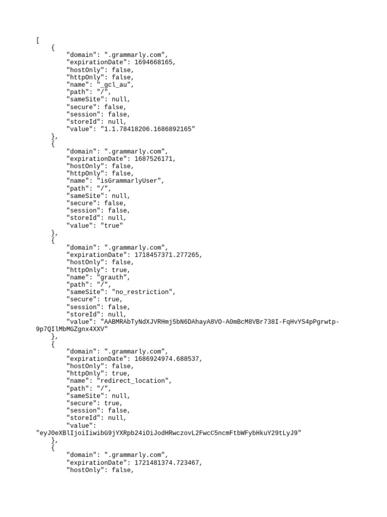 Grammarly Premium Cookie | PDF | Http Cookie | Ignorance