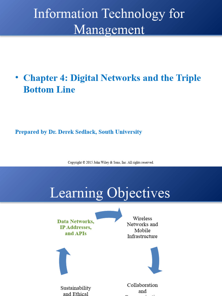 08 - Digital Networks and The Triple Bottom Line | PDF | Computer Network | Wi Fi