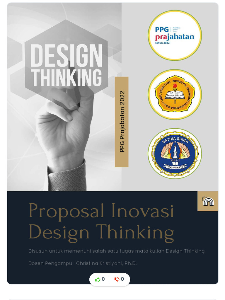 Proposal Inovasi Design Thinking - Compress | PDF