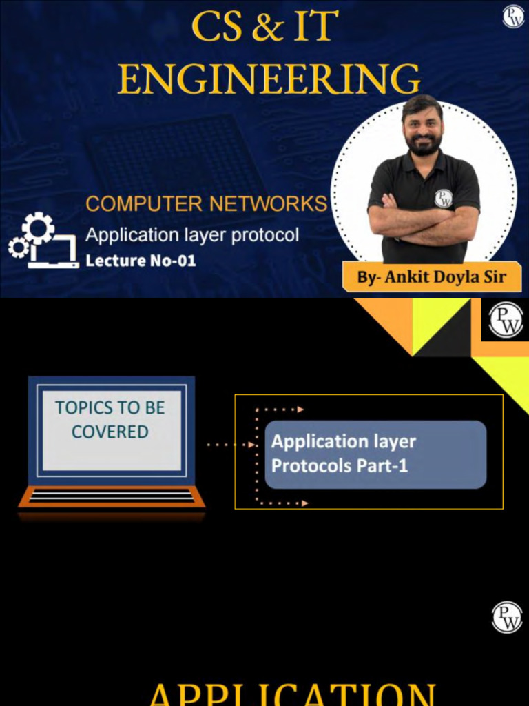 Application Layer Protocol 01 - Class Notes | PDF
