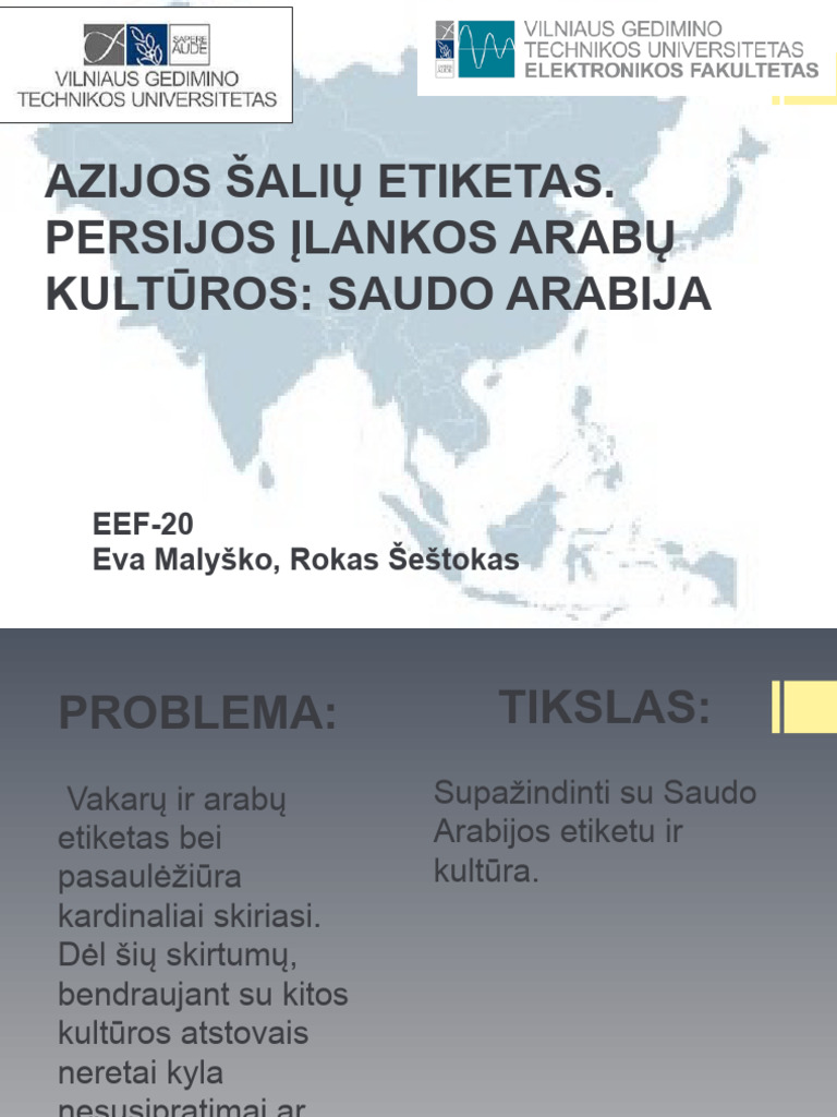 Azijos Šalių Etiketas Eee | PDF