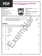 Grade 6 Maths Exam Paper - June 2021 | PDF | Qualifications