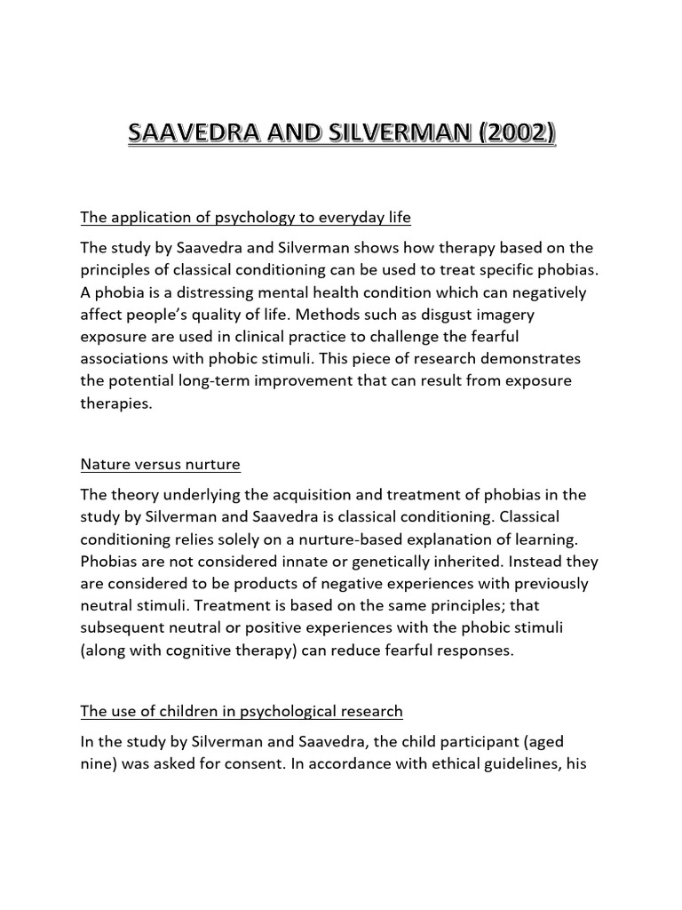 Saavedra and Silverman Debates and Issues | PDF