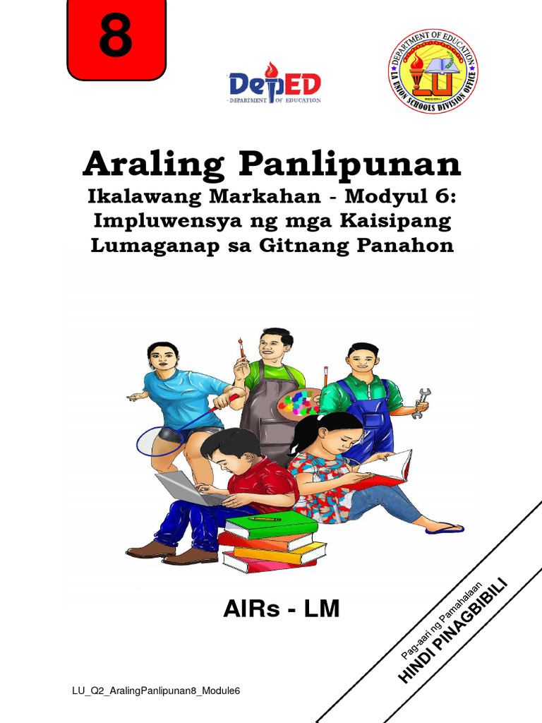 Final - Q2 - Araling Panlipunan 8 - Module 6 | PDF