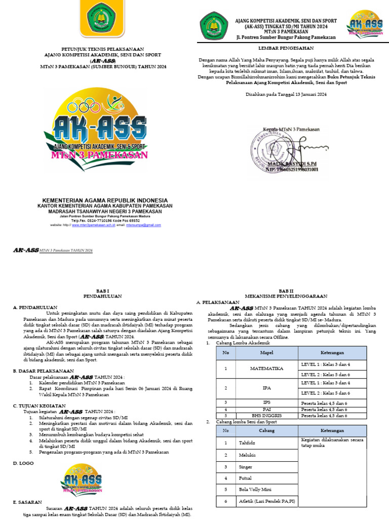 Juknis Akass 2024 | PDF