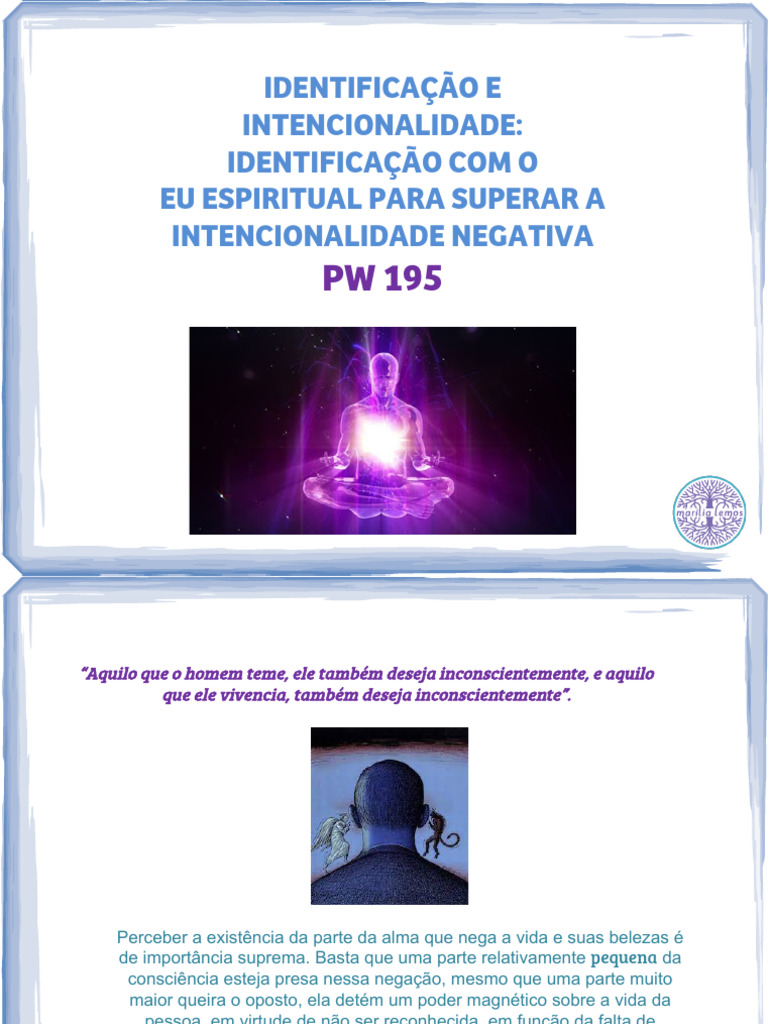 Superando a Intencionalidade Negativa | PDF | Intenção | Pensamento