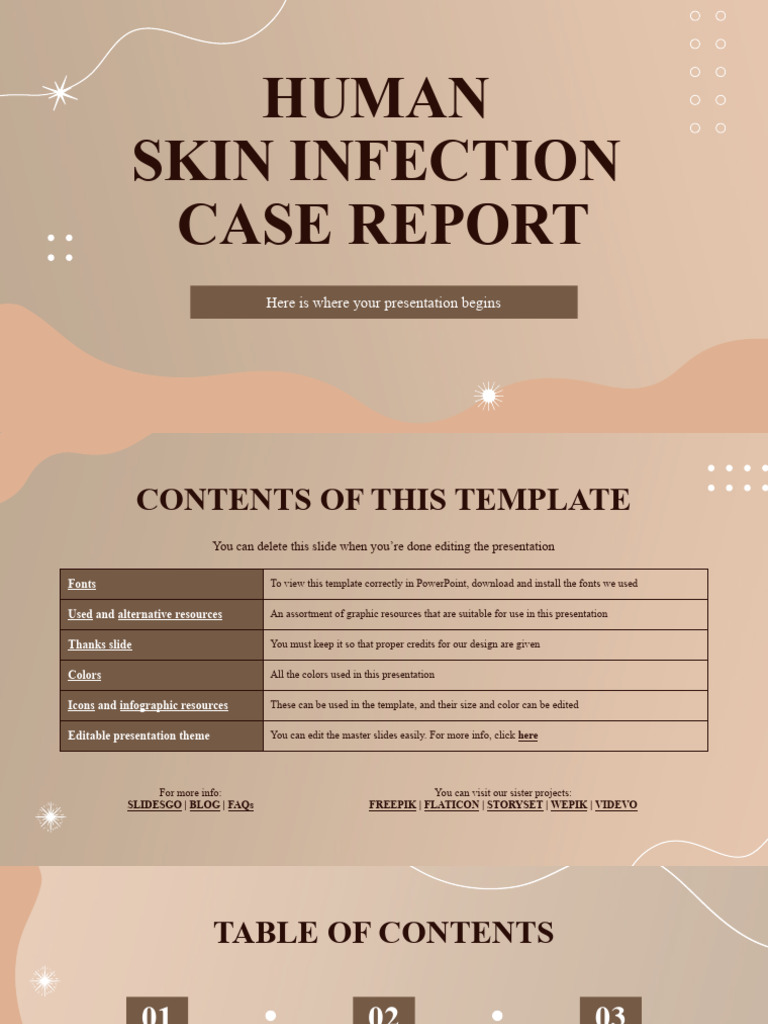 Human Skin Infection Case Report | PDF | Medical Diagnosis | Planets