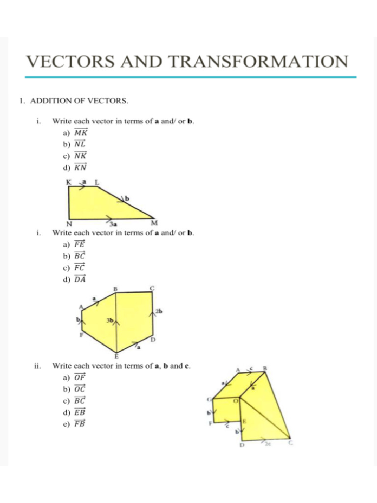 Vector Translations | PDF