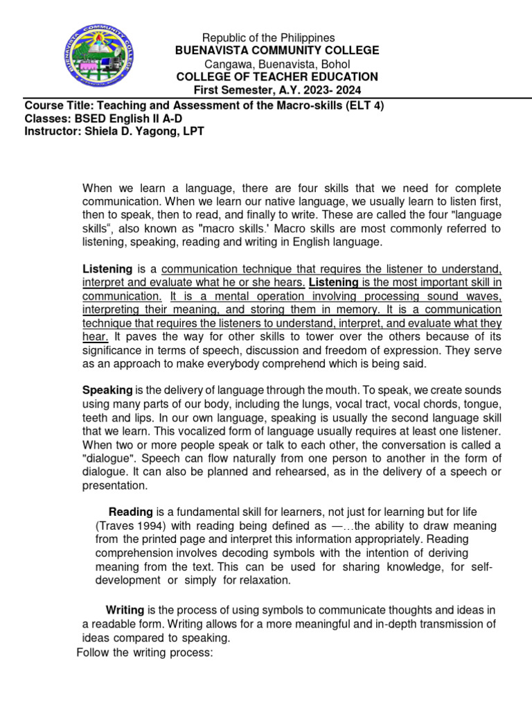 Prelim and Midterm Assessment Overview | PDF | Language Acquisition | Second Language Acquisition
