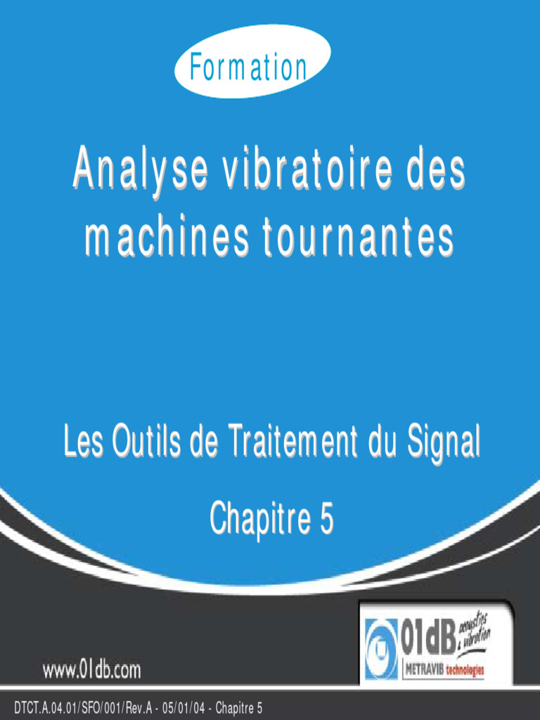 Analyse Vibratoire Des Machines Tournantes | PDF