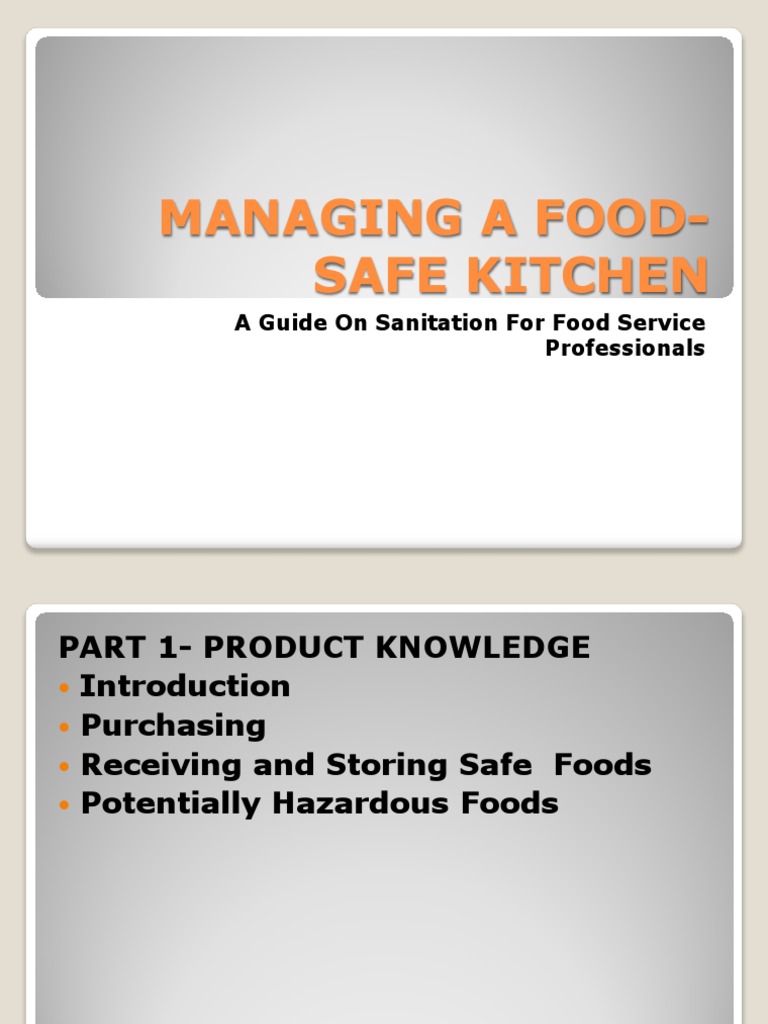 Developing a Food-Safe Production System: A Comprehensive Guide to ...
