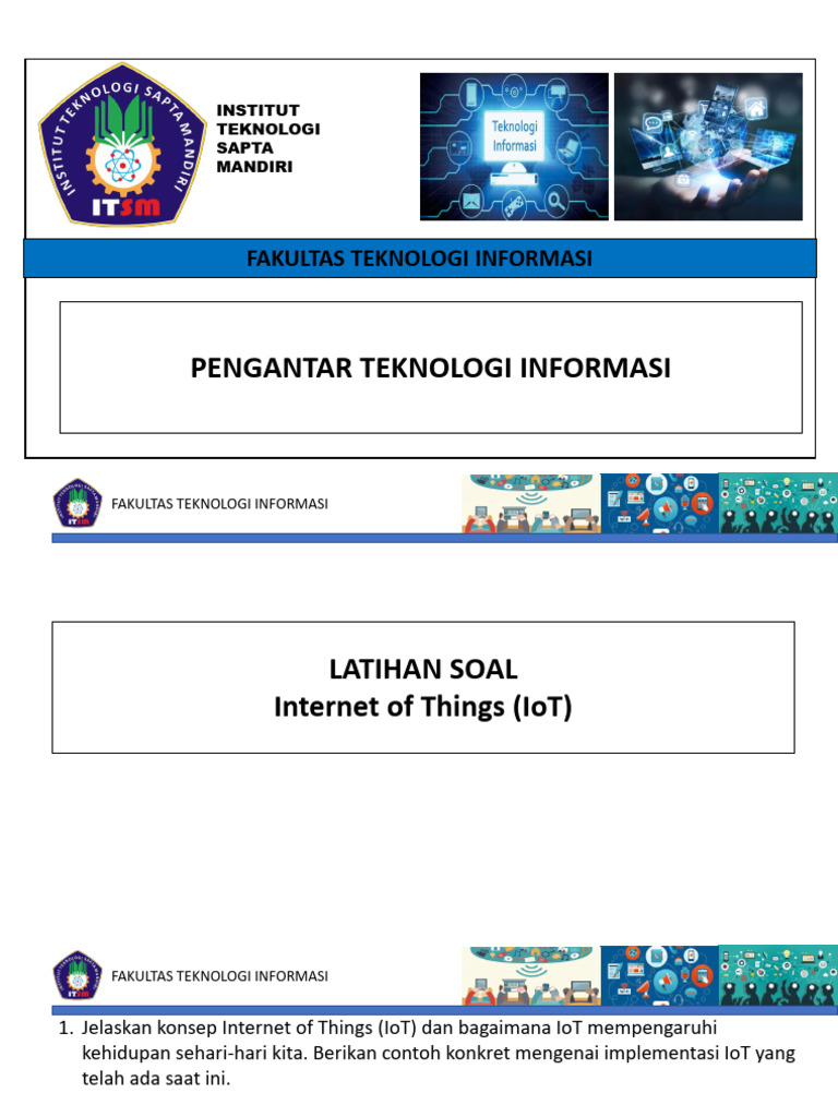 ESSAY Internet of Things (IoT) | PDF | Bisnis