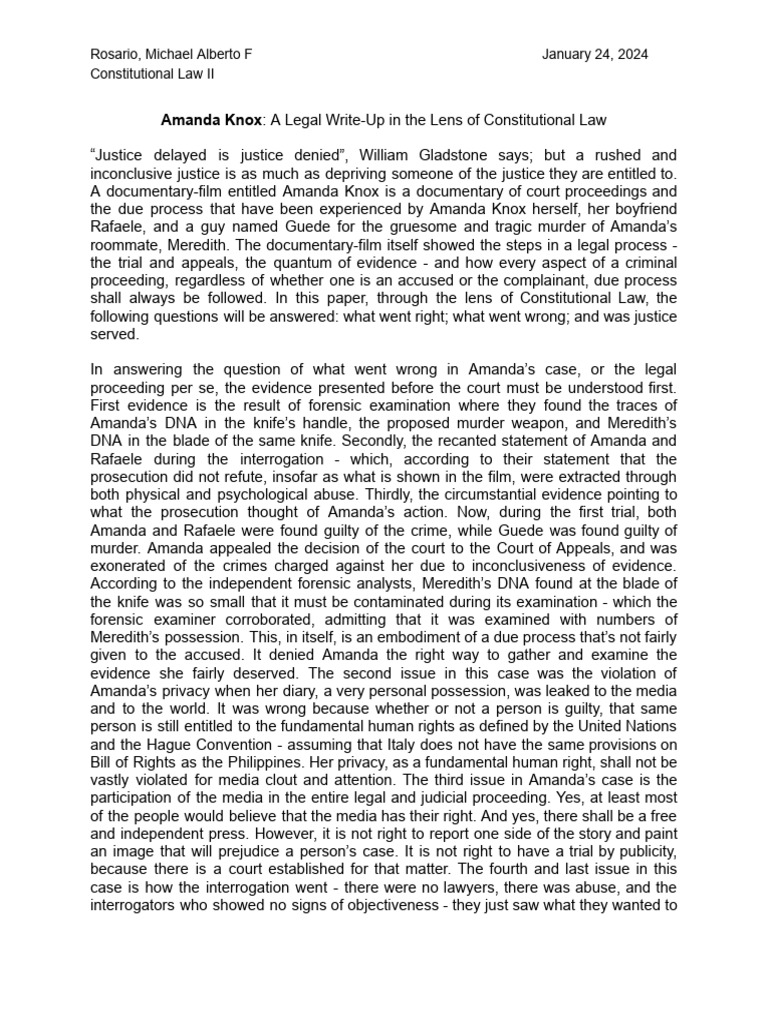 ROSARIO, Michael Alberto | PDF | Trials | Prosecutor