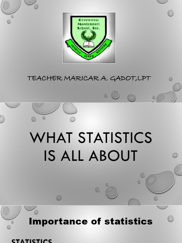 Lesson 1 | PDF | Statistics | Sampling (Statistics)