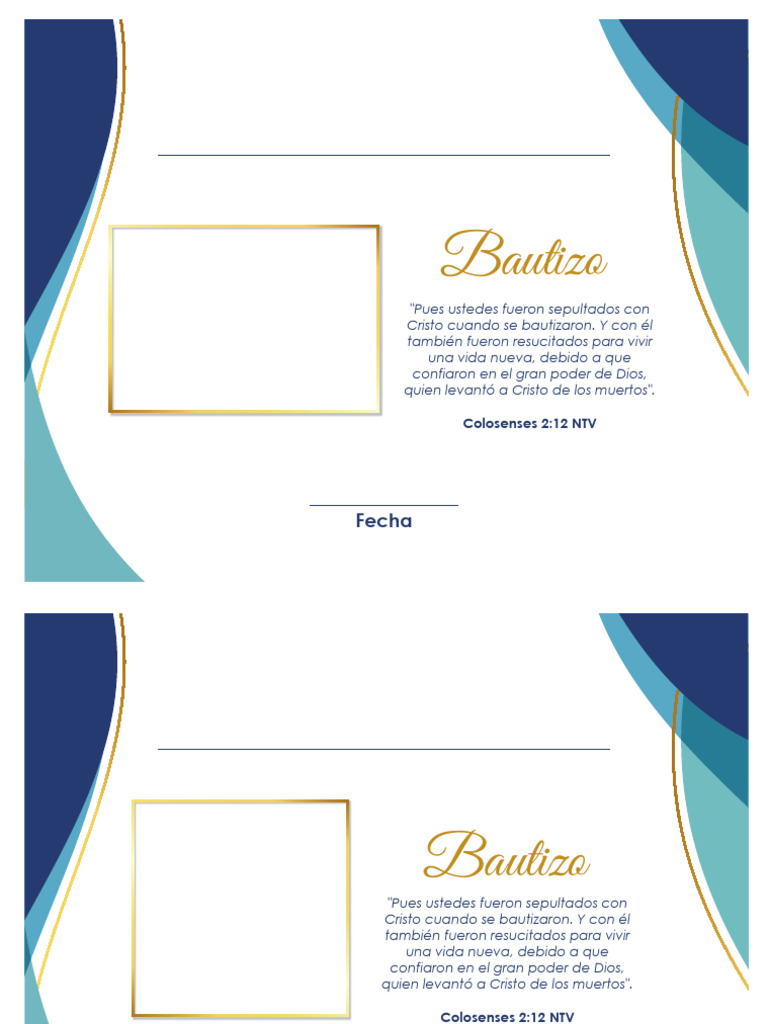 Mi Bautizo PDF | PDF