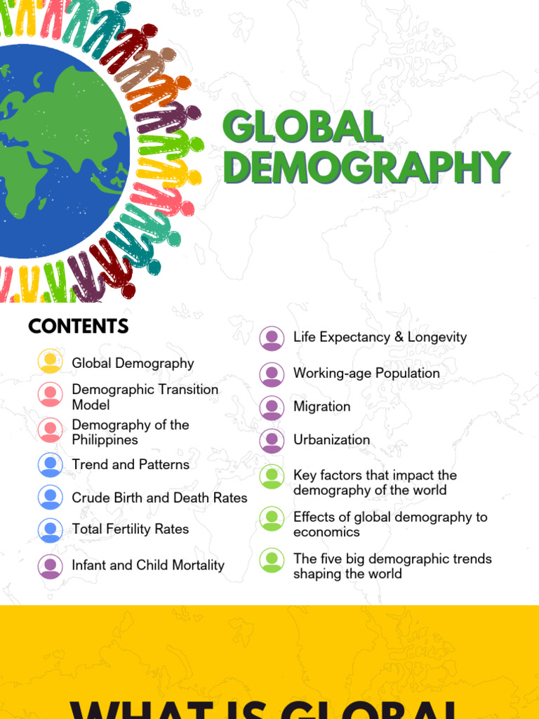 Group 3 - Global Demography | PDF | Demography | Infant Mortality