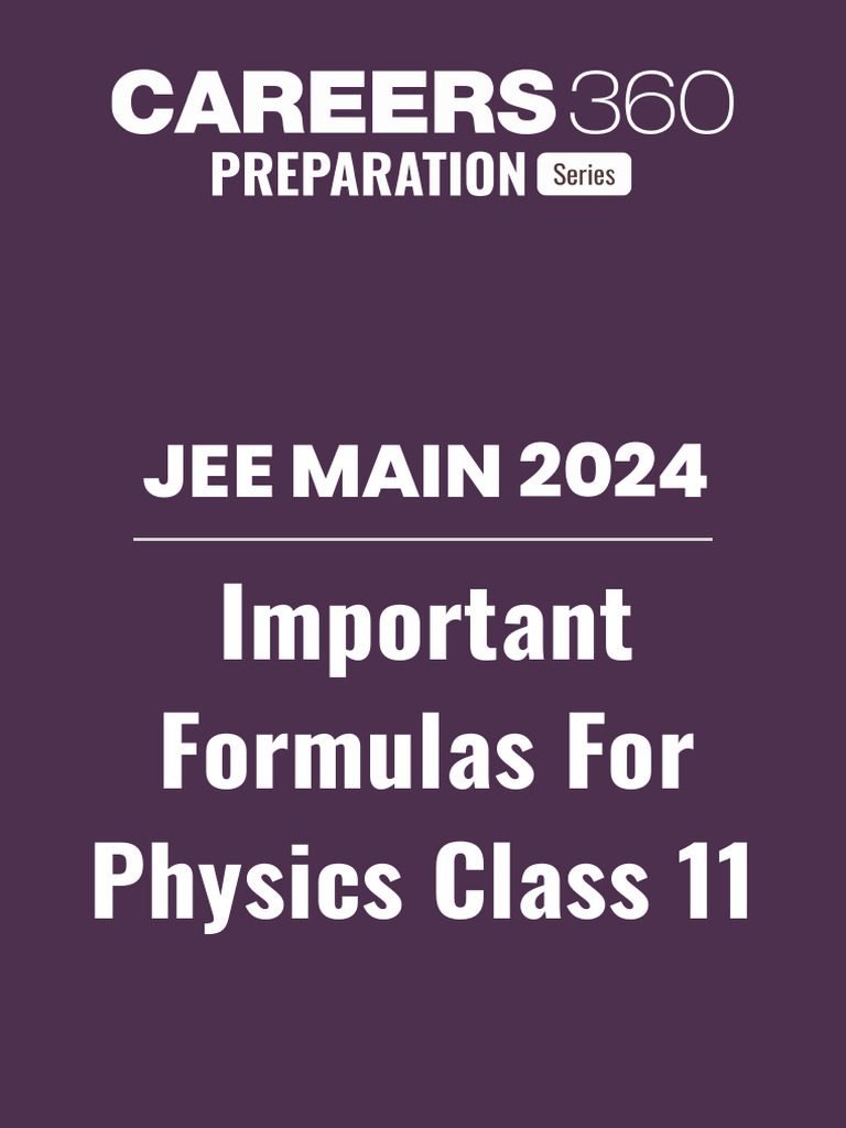 Physics Formula Class 11 1 | PDF | Acceleration | Euclidean Vector