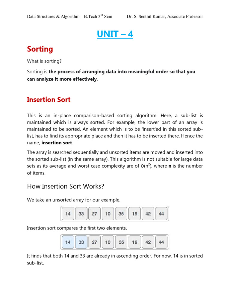 Data Structure Unit 4 Btech 3rd Pdf Algorithms And Data Structures Mathematical Logic