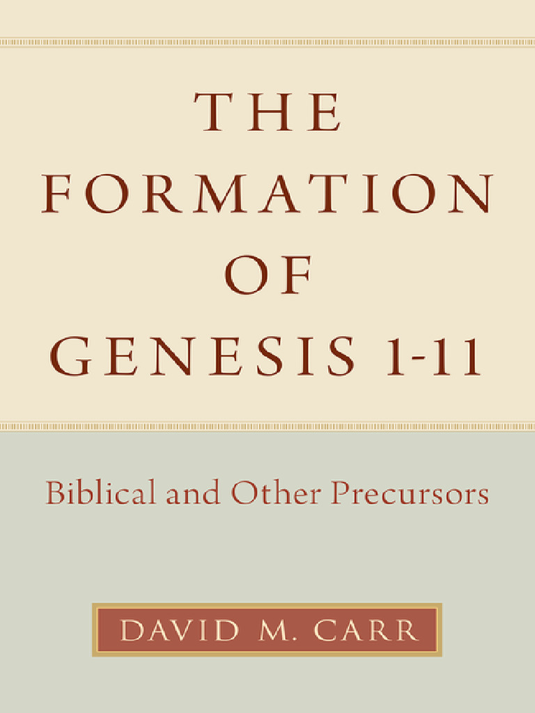 Genesis 1–11: Biblical Precursors | PDF | Genesis Creation Narrative | Mythology