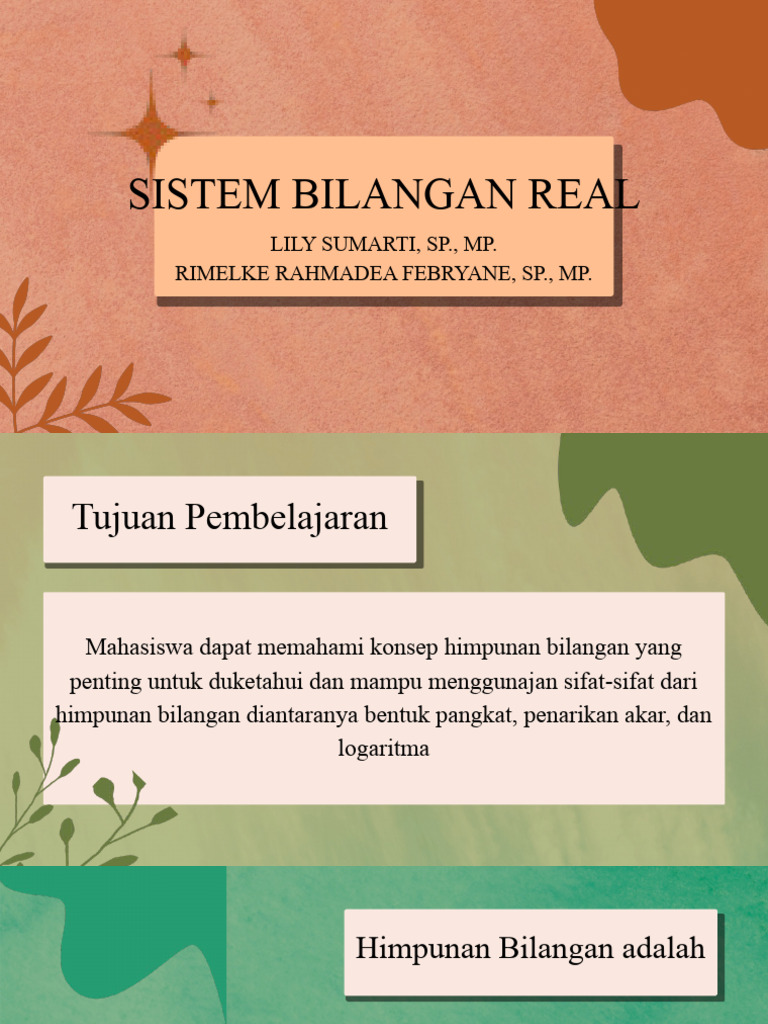 Sistem Bilangan Real | PDF